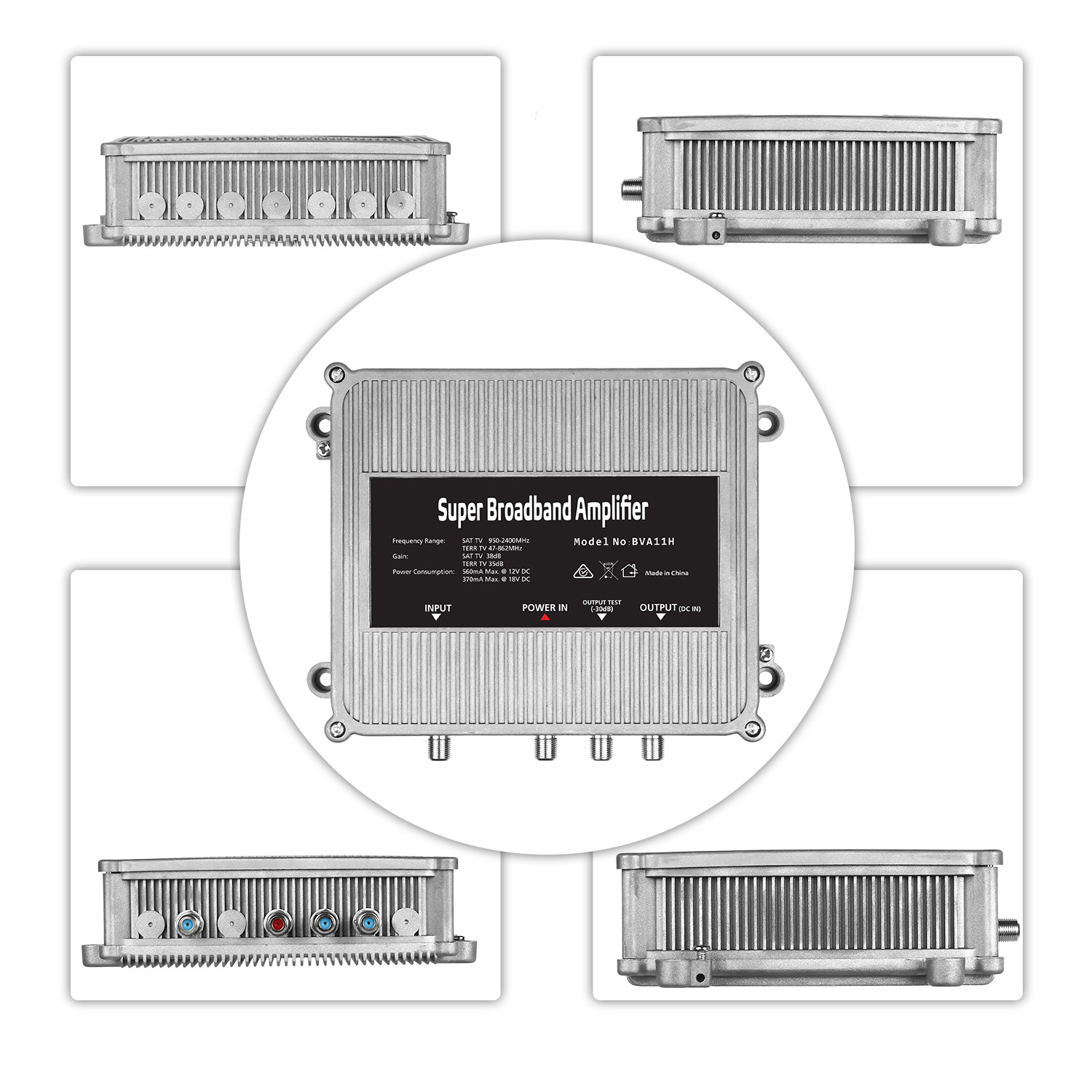 47-2400 MHz super broadband trunk amplifier for broadcasting - Broadvision